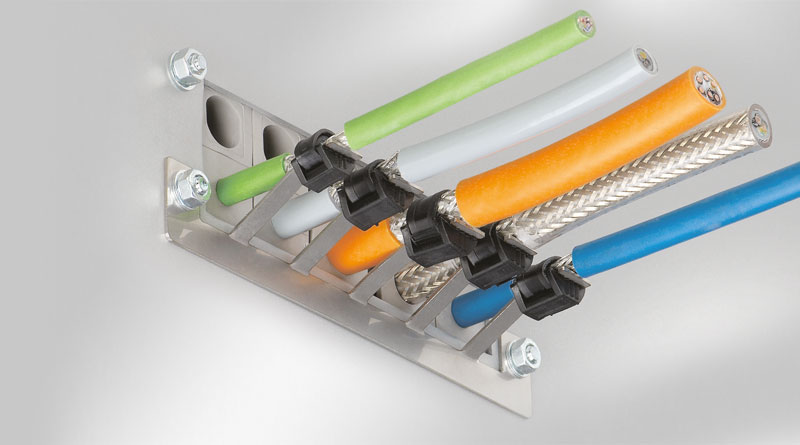 KEL-EMC | KEL-EMC-Z cable assembly with shield earthing and intgrated strain relief